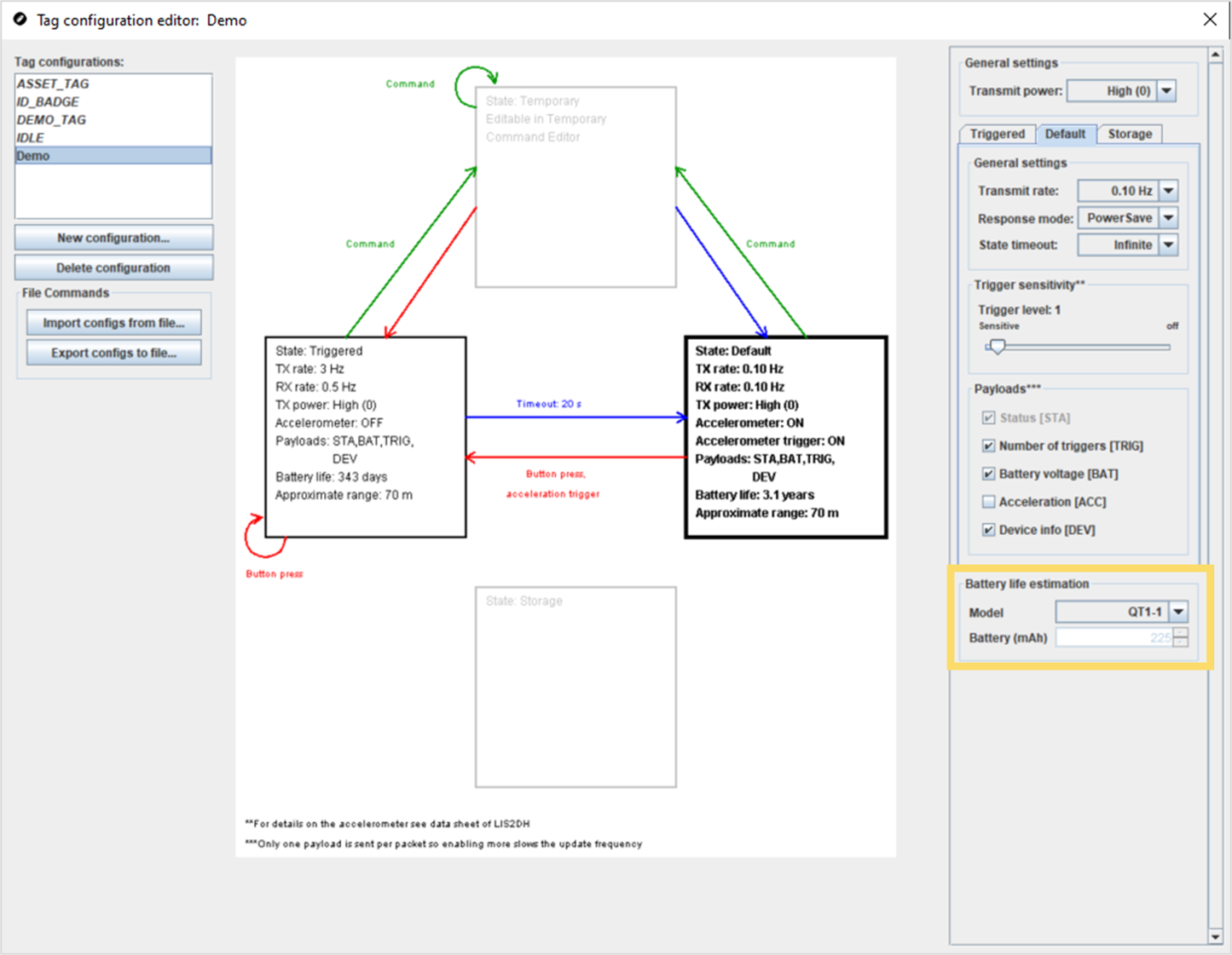 Edit Battery Lifetime Estimate